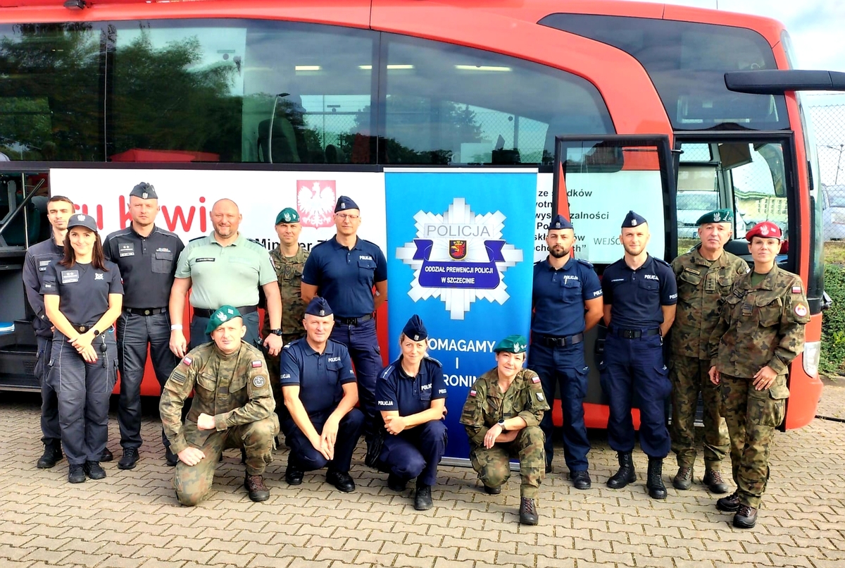 POLICJANCI ODDZIAŁU PREWENCJI POLICJI W SZCZECINIE WZIĘLI UDZIAŁ W ...